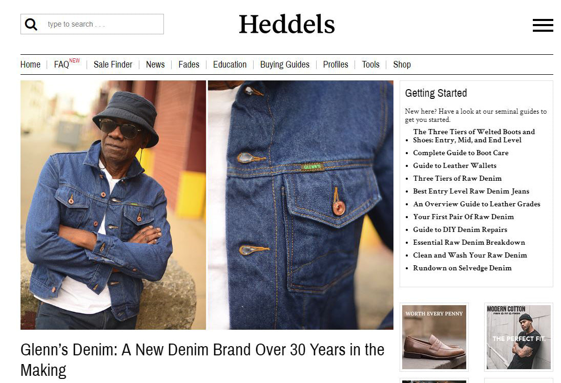 Write-up: Heddels | July 2019 – Glenn's Denim